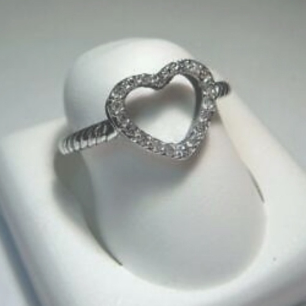 David Yurman Cable Heart Pave Diamond Ring - Gem